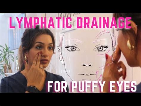 At Home Lymphatic Drainage Massage Under Eye Bags Disappear In