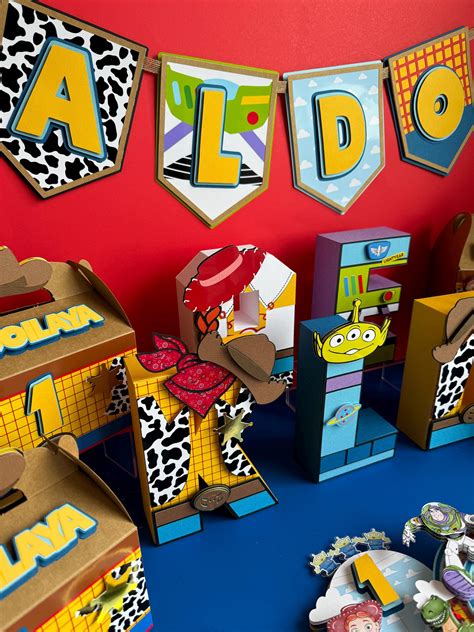 Toy Story Gable Boxes Woody Buzz Lightyear Jessie Favor Box Two