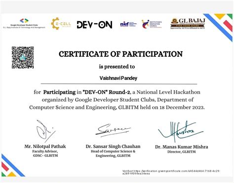 Vaishnavi Pandey On Linkedin Givemycertificate Community Hackthaon Innovation