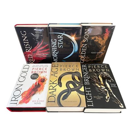 Red Rising Series By Pierce Brown Signed First Edition Set