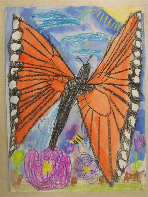 Miss Youngs Art Room 1st Grade Monarch Butterflies