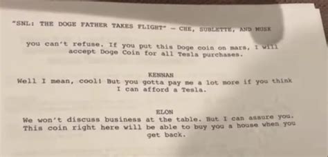 Possible Snl Script Leak Rdogecoin Possible Snl Script Leak Rdogecoin