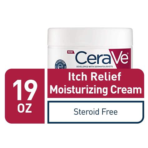 Cerave Itch Relief Moisturizing Cream With Pramoxine Hydrochloride