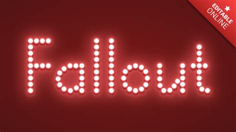 Fallout Text Effect Generator