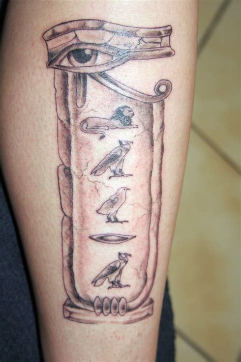 Egyptian Tattoos Design Ideas For Men And Women Hieroglyphics Tattoo