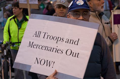 Anti War Protest Editorial Photo Image Of Crowd Iraq 13557981