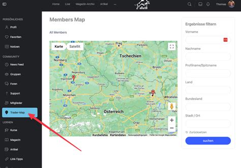 Trader Map Eine Landkarte Voller Trader Trader Netzwerk Option