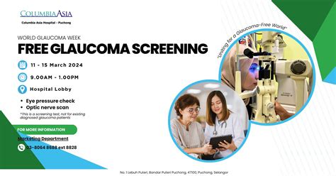 Free Glaucoma Screening Columbia Asia Hospital I Private Hospital In