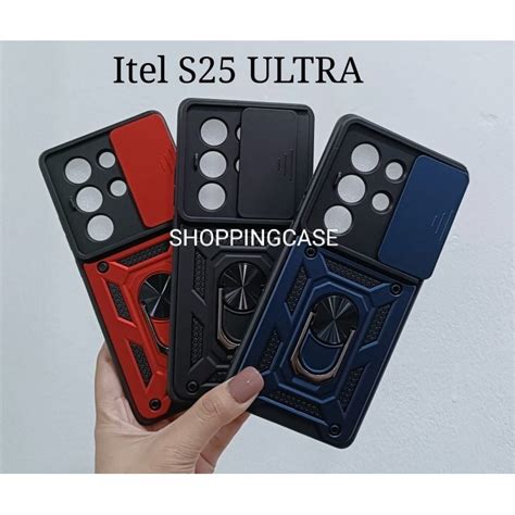 Jual Casing Armor Transformer Itel S25 S25 Ultra Case Iron Amror Slid Ring Protector Kamera