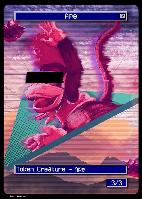 Ape Token Justwhartonart