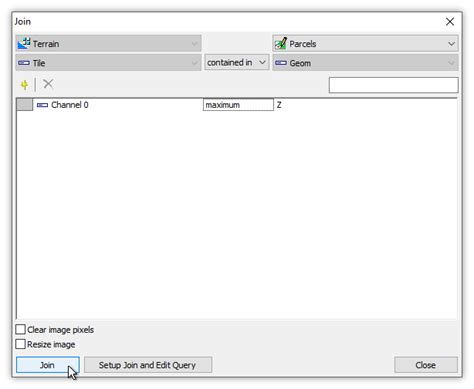 Spatial Join Example Transfer Drawing Attributes Into Image Pixels