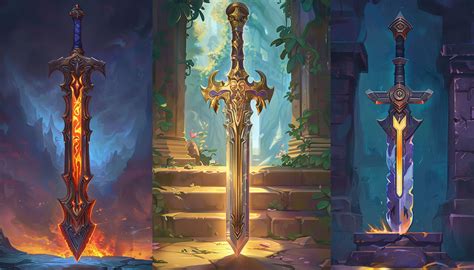 Artstation 200 Fantasy Sword Concept Art Reference Illustration