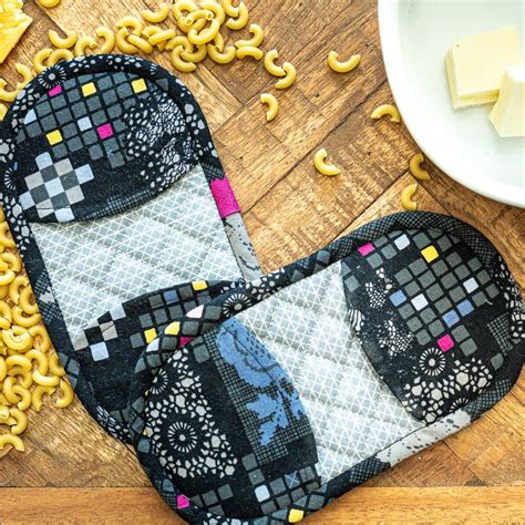 Pot Holder Pdf Sewing Pattern Heat Insulated Oven Mitt Pattern Quick