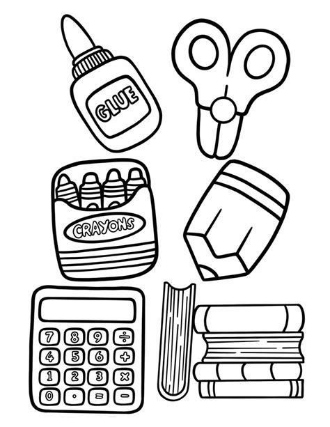 Gambar Gratis Peralatan Sekolah