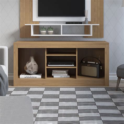 Comprar Rack Para Sala De Estar 135 X 62 Cm Tv 55 Pol Mdp Carvalho 0603 Menu