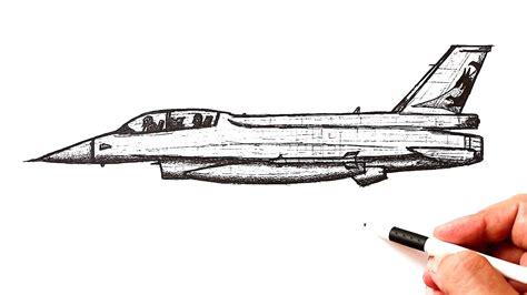 F 16 Drawing
