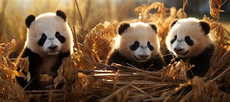 Premium Ai Image Panda Research Centers Cute Pandas Playing And