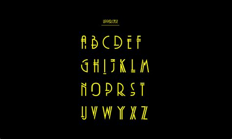 Tech Typeface On Behance Tech Typeface On Behance