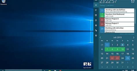 Windows 10 Enhanced Taskbar Calendar Concept Album On Imgur