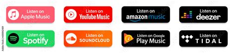 Popular Music Streaming Services With Listening Badgesmusic Streaming