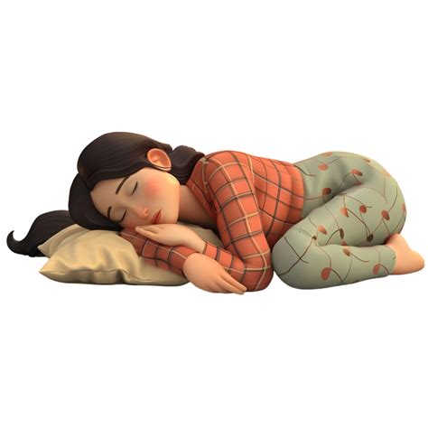 Woman Sleeping Cartoon