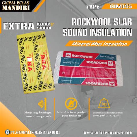Rockwool Lembaran Density 100 Kg