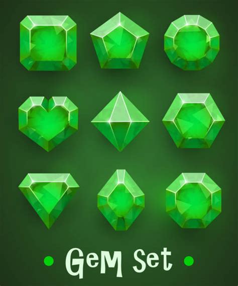 Emerald Stone Stock Vectors Istock