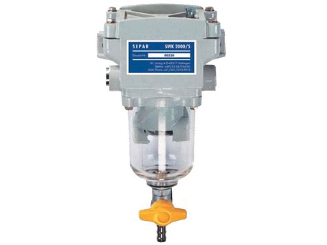 Fuel filter Separ 2000 is your safety! - sitenome