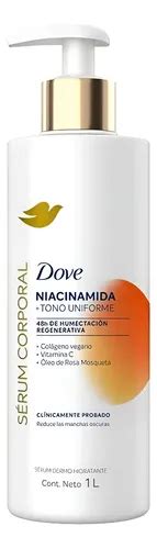 Crema Corporal Dove Sérum Aclara Niacinamida 1 Litro Neutra Envío Gratis