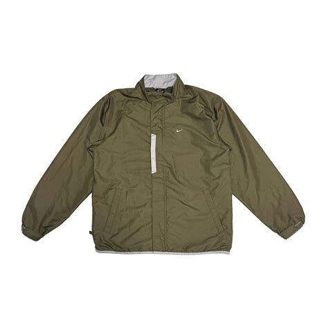 Yahooオークション 00s Nike Clima Fit オリーブ ナイロンジャケッ