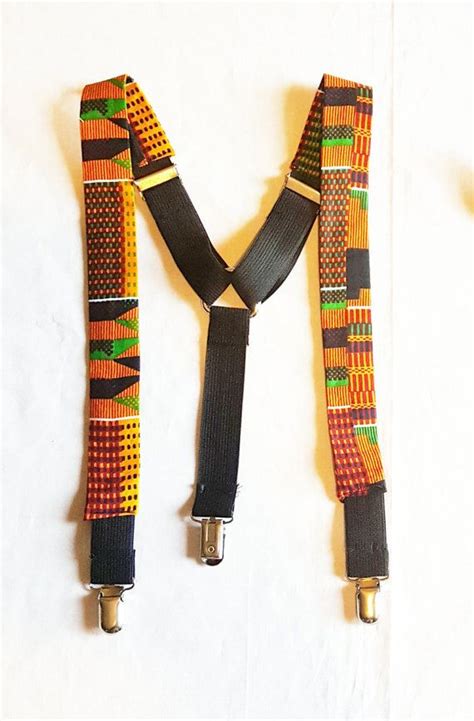 African Kente Suspenders Listing473665129african