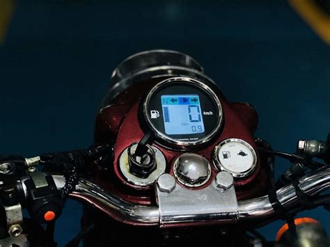 this fully digital instrument cluster adds modern touch to the retro re