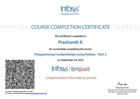 Programming Fundamentals Using Python Part 2 Prashanth K