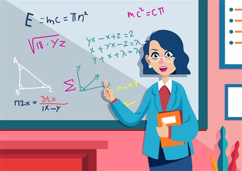 Math Teacher 230765 Vector Art At Vecteezy