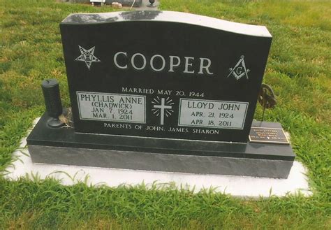 Phyllis Ann Chadwick Cooper 1924 2011 Memorial Find A Grave