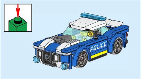 Lego City 60312 Police Car Building Instructions Youtube