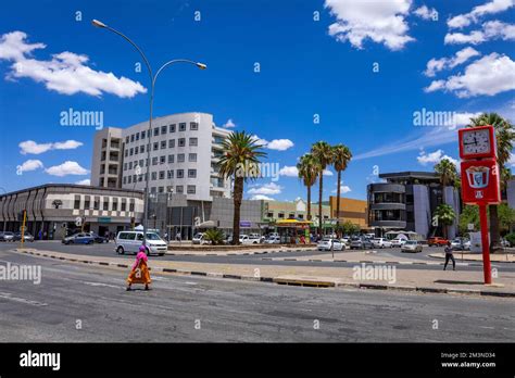 City Center Of Windhoek Windhoek Is The Capital And The Largest City