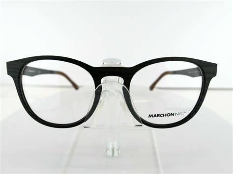 Marchon Nyc Magnetics M1502 210 Matt Brown 50 19 140 2 Clips Eyeglass