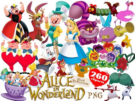 Alice In Wonderland Printable Characters