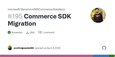 Commerce Sdk Migration · Microsoft Dynamics365commercesolutions