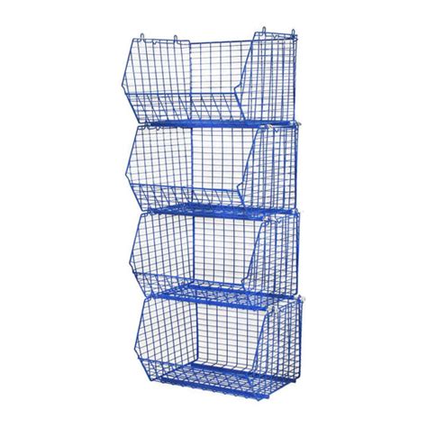 Metal Baskets For Storage Stackable Wire Storage Baskets — Filstorage