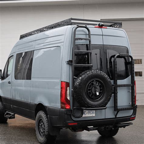 Mercedes Sprinter Rear Door Cargo Racks Nomadic Supply Company®