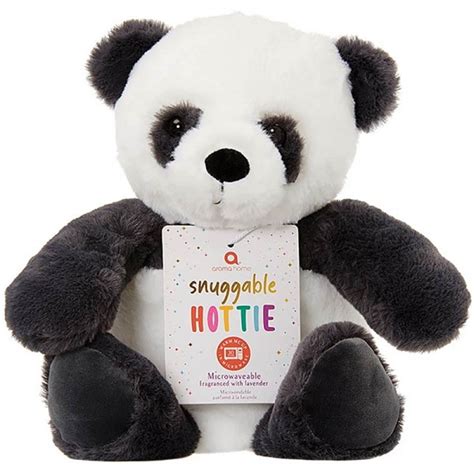 Aroma Home Snuggable Panda Microwavable Hottie Plushpaws