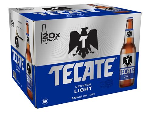 Tecate Light Mexican Lager Beer 20 Pack 12 Fl Oz Bottles 20 Bottles 12 Fl Oz Frys Food