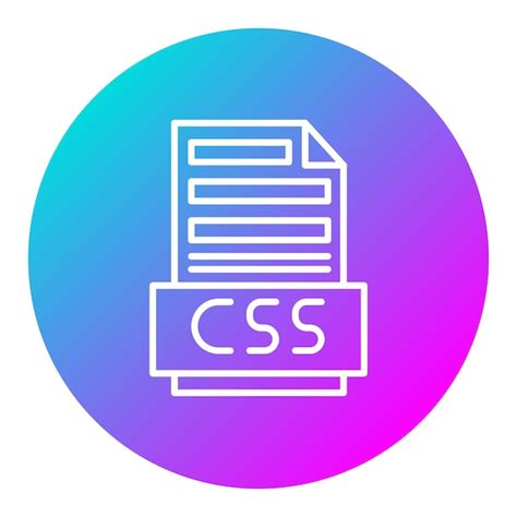 Premium Vector Css File Vector Icon Can Be Used For Coding And Development Iconset