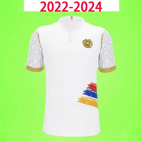Armenian National Team 2022 Third Soccer Jersey White Football Shirt