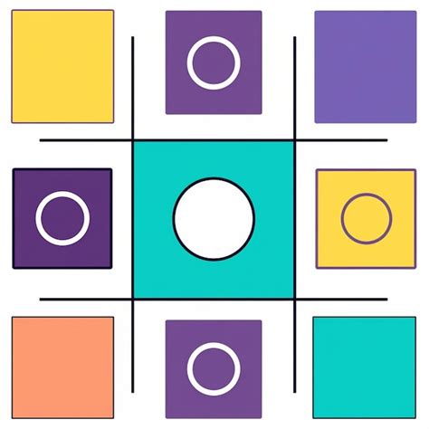 The Squares Are Different Colors And Shapes Including One That Is A