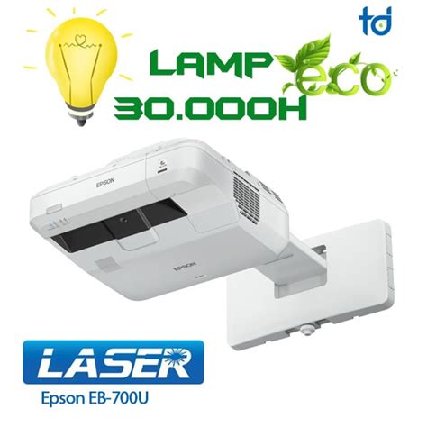 Máy Chiếu Gần Epson Eb 700u Công Nghệ Laser Wuxga