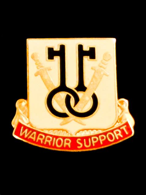 225th Support Battalion Unit Crest Warrior Support