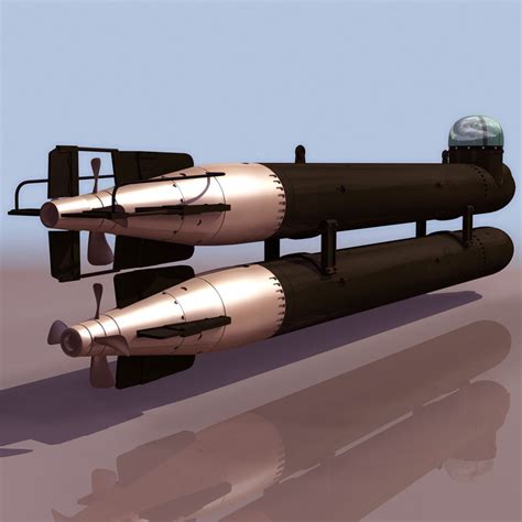 一套潜艇模型模型 人力车模型库 模型下载 Cg模型网